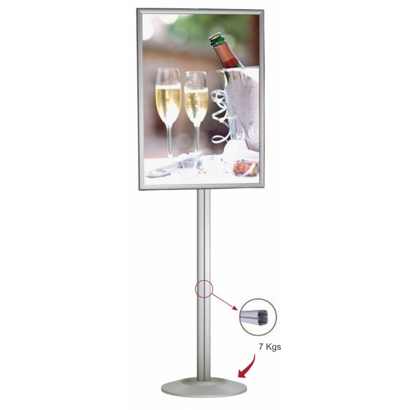 Columna gráfica con marcos, a una o dos caras